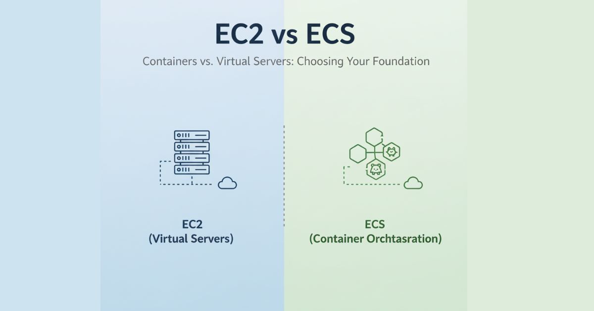 EC2 vs ECS (and Fargate) in 2026: Cost, Control & Comparison for AWS ...