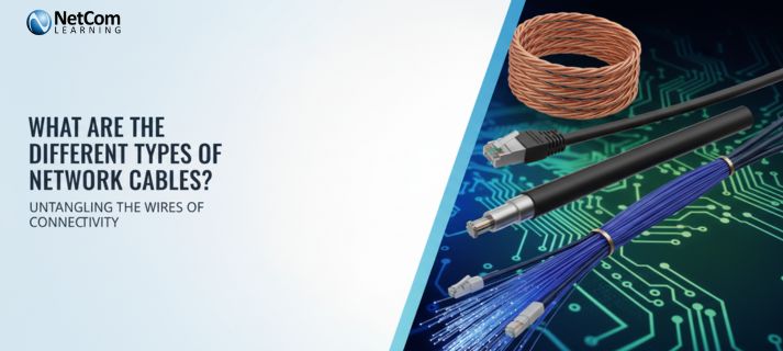 What are the different types of network cables?