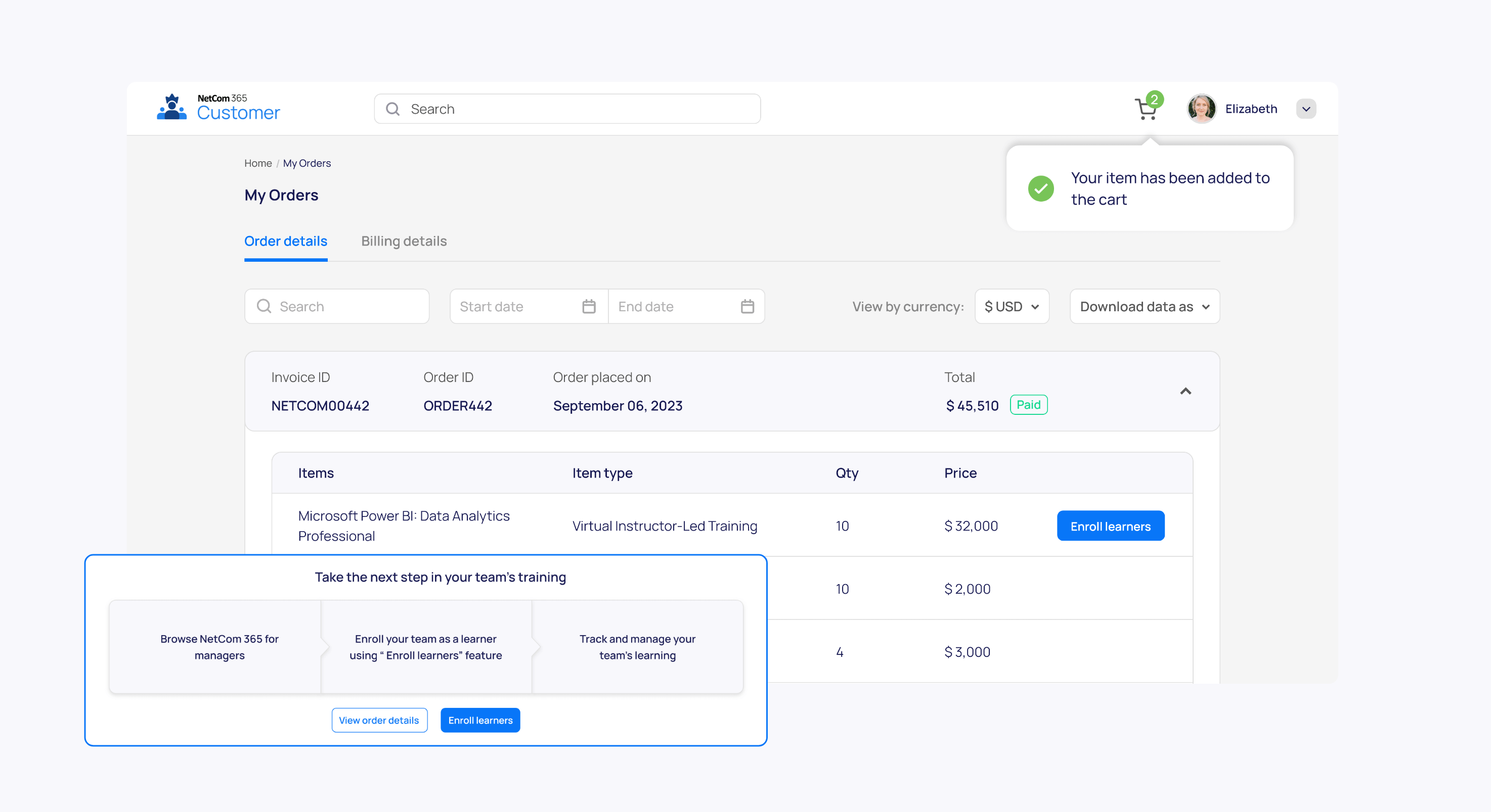 NetCom Learning Customer Portal | Manage Your Account and Courses