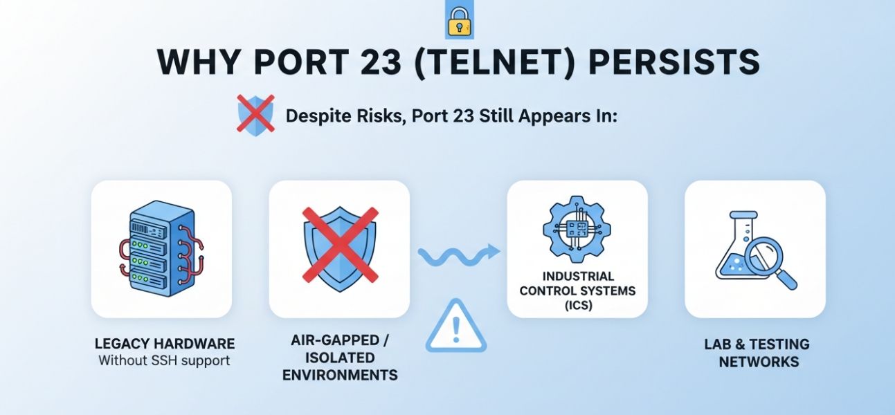 What Is Port 23? Telnet Port Explained, Uses, Security Risks, and ...